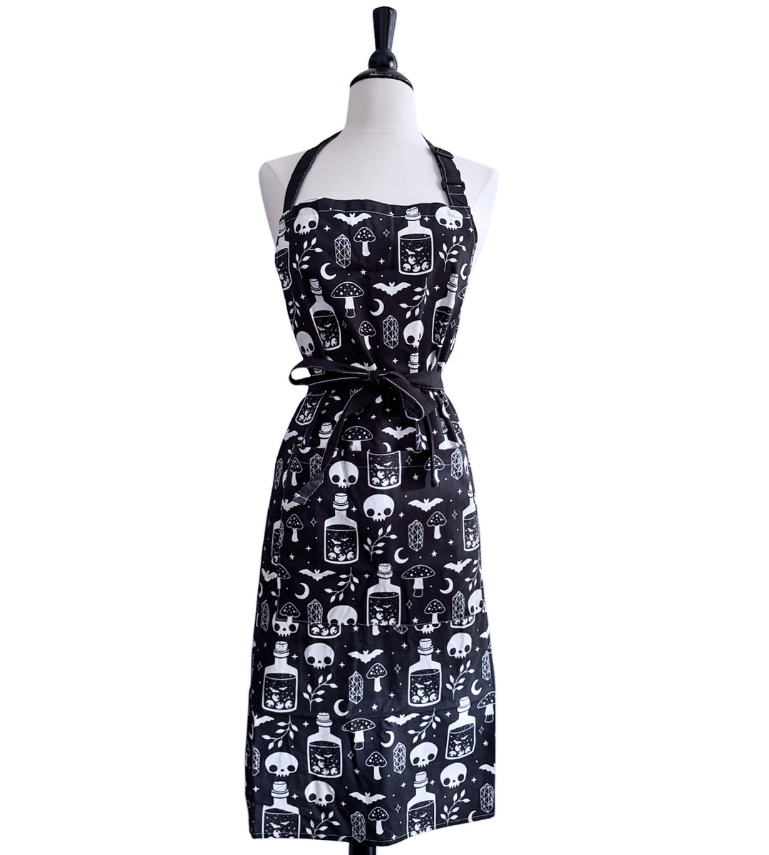 Kitchen Witch 100% Cotton Apron – Em & Sprout