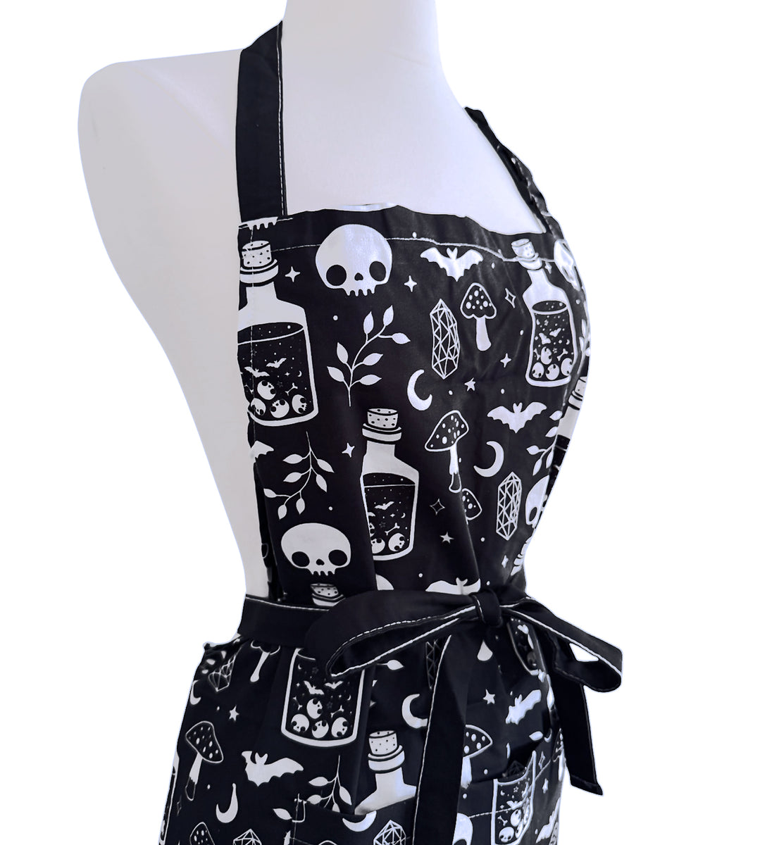 Kitchen Witch 100% Cotton Apron – Em & Sprout