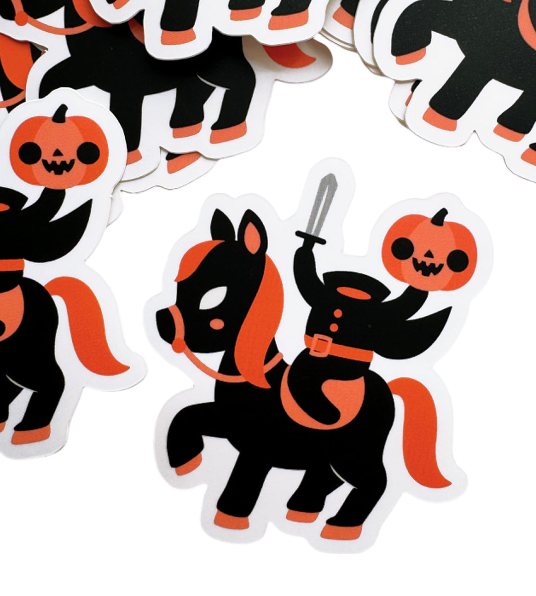 Headless Horseman Sticker – Em & Sprout