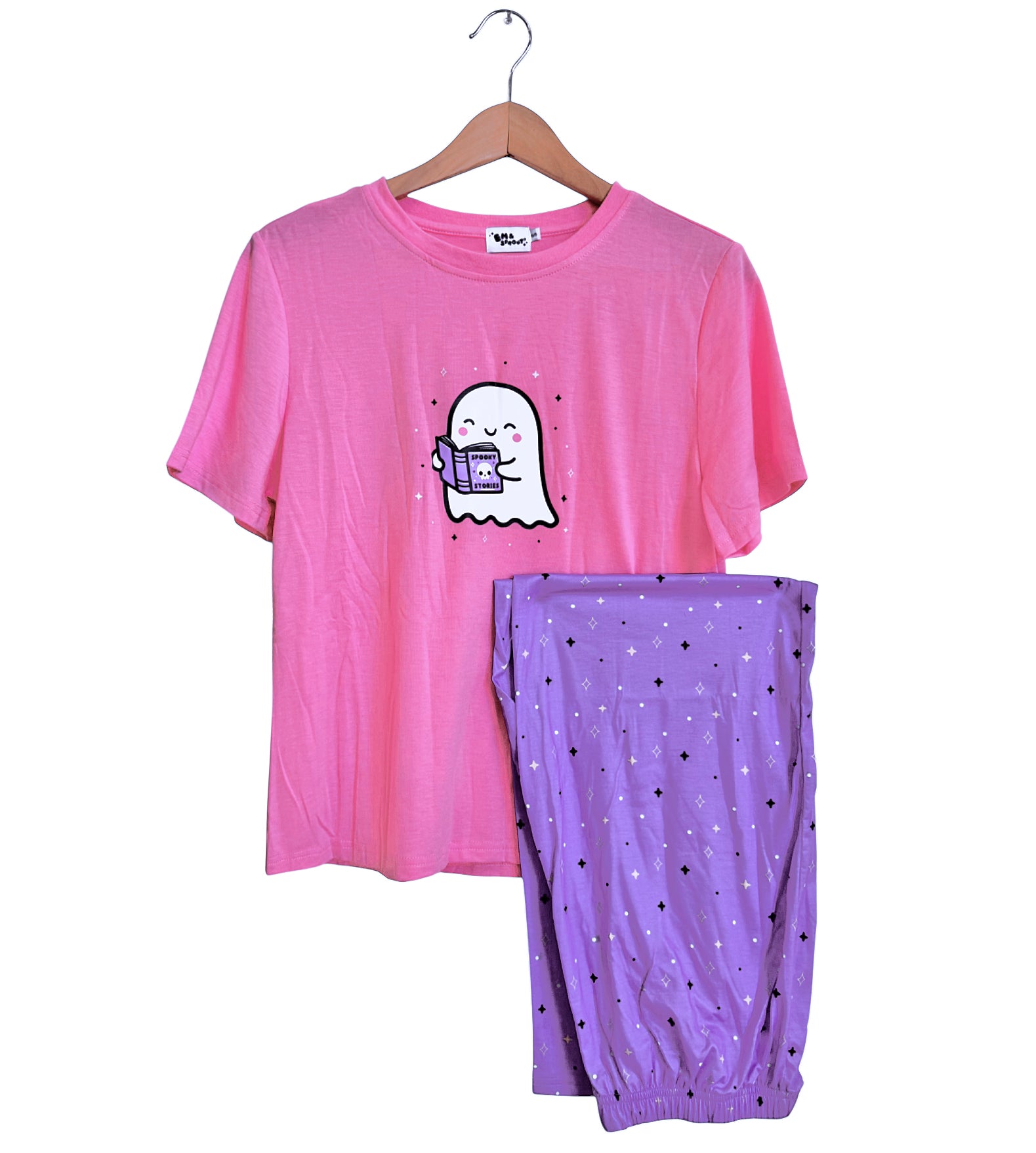 Spooky Stories Ghost Pajamas Pants and Top Set – Em & Sprout