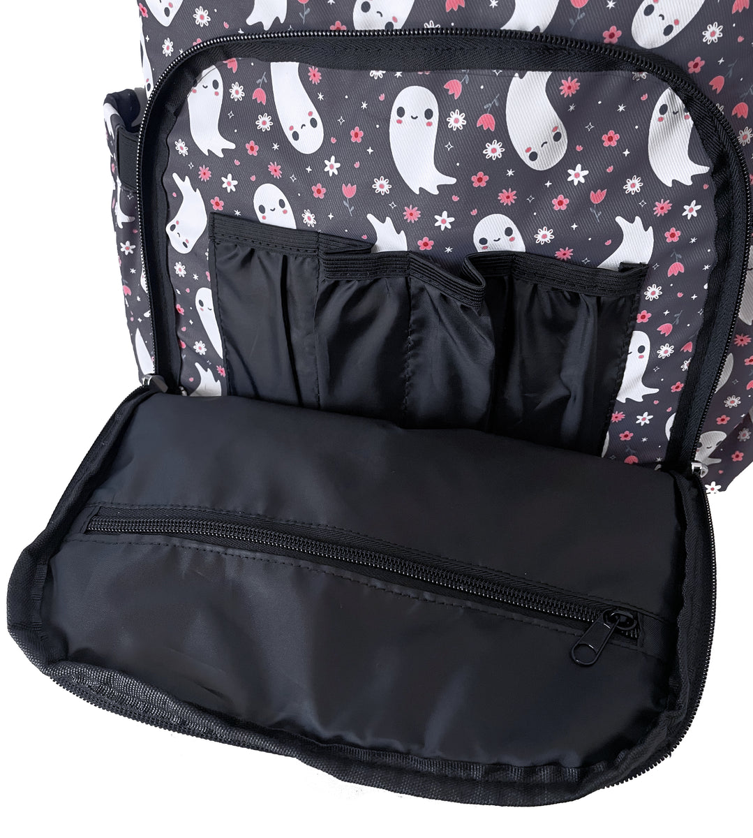Floral Ghosts Utility Backpack – Em & Sprout