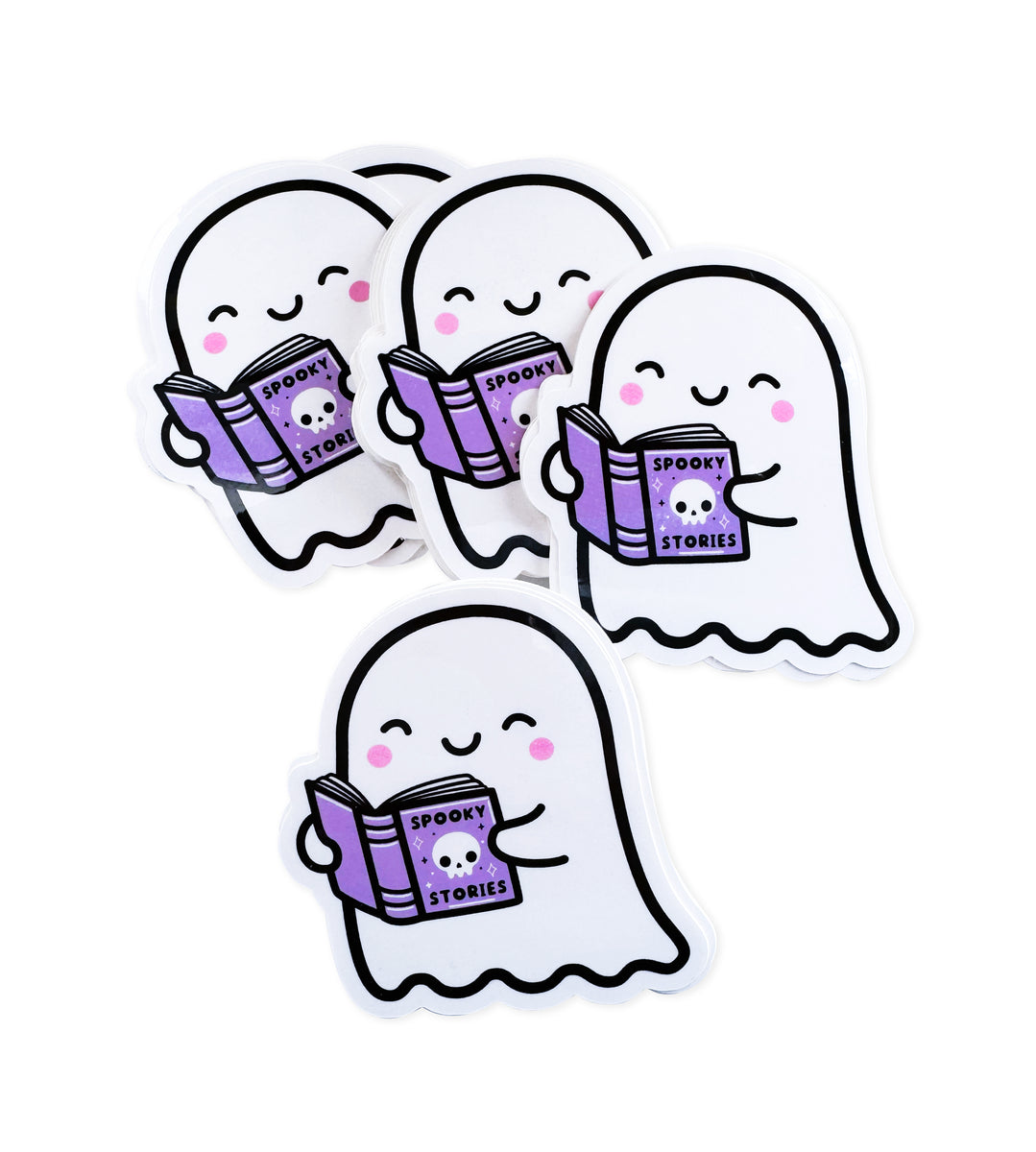 Spooky Stories Ghost Sticker – Em & Sprout