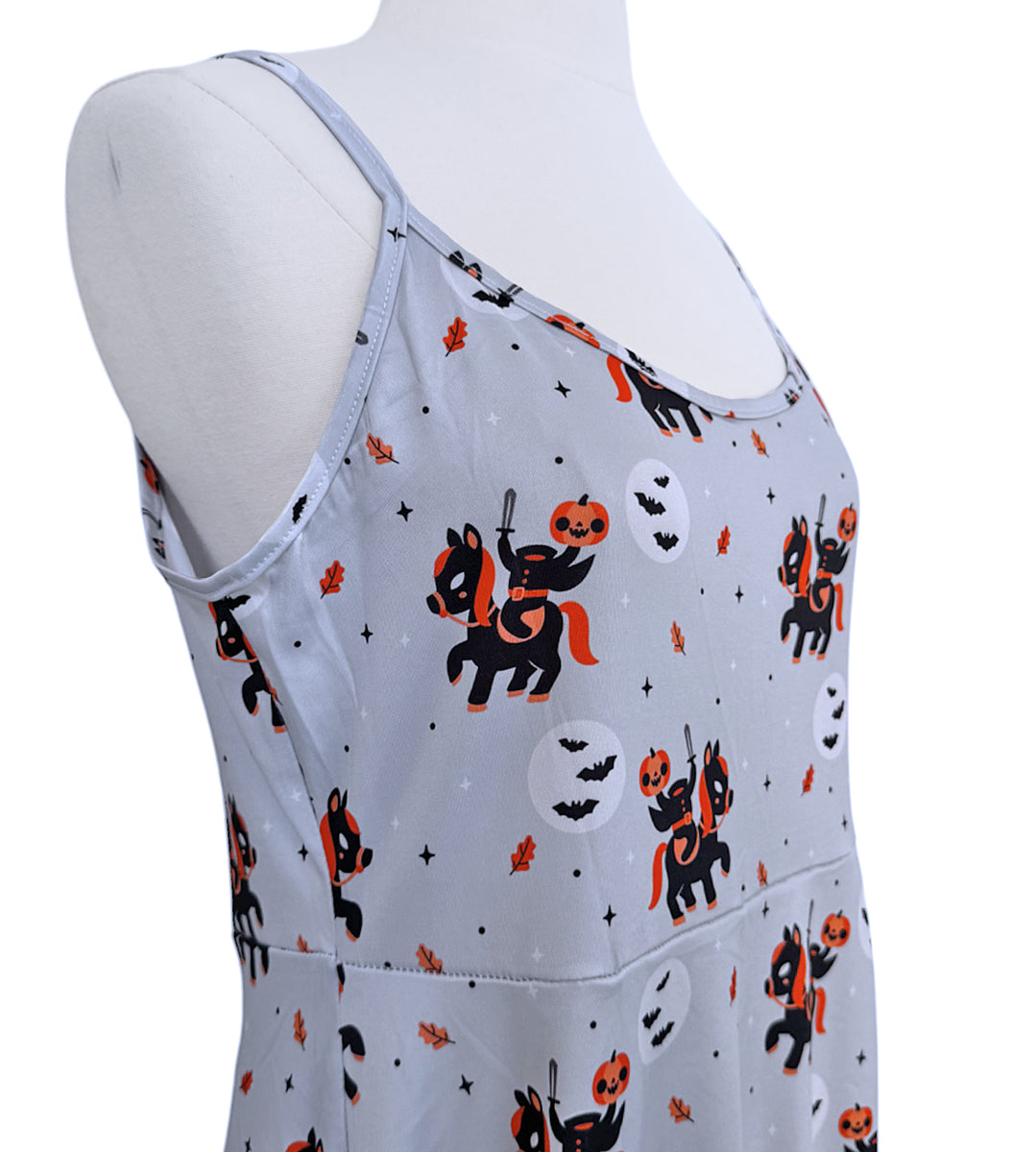 Headless Horseman Strappy Night Midi Dress - Sizes S-3X – Em & Sprout