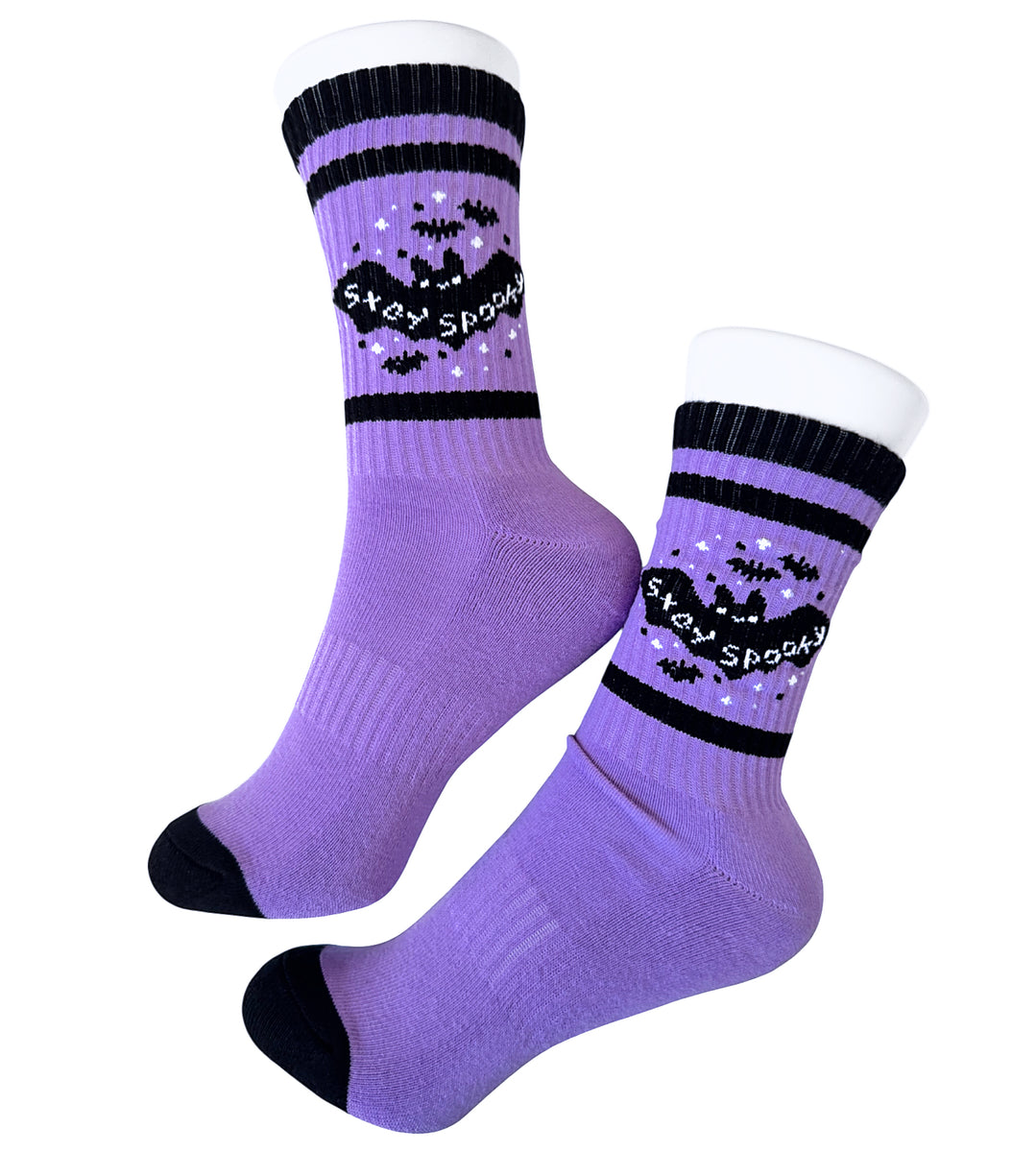Stay Spooky Bat Athletic Socks – Em & Sprout