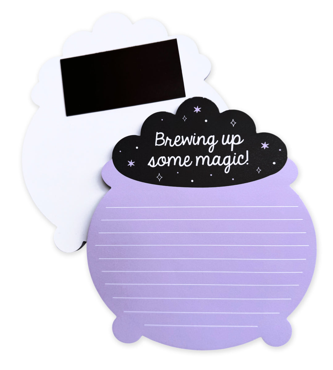 Die Cut Cauldron Magnetic Note Pad – Em & Sprout